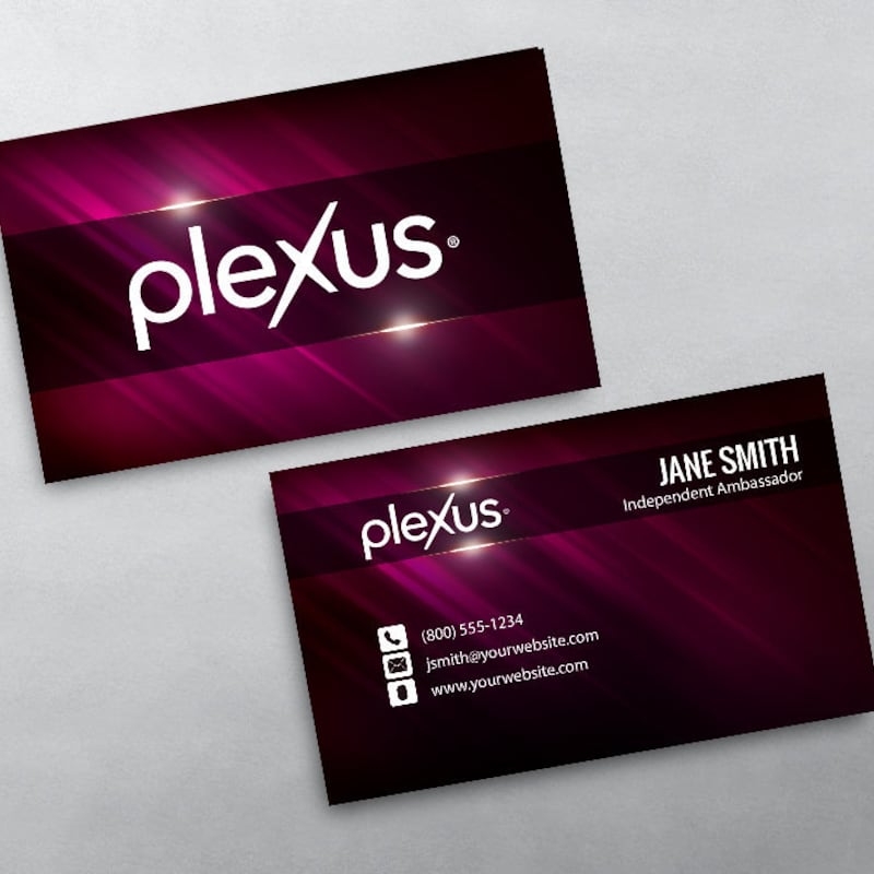Plexus Business Card - Etsy