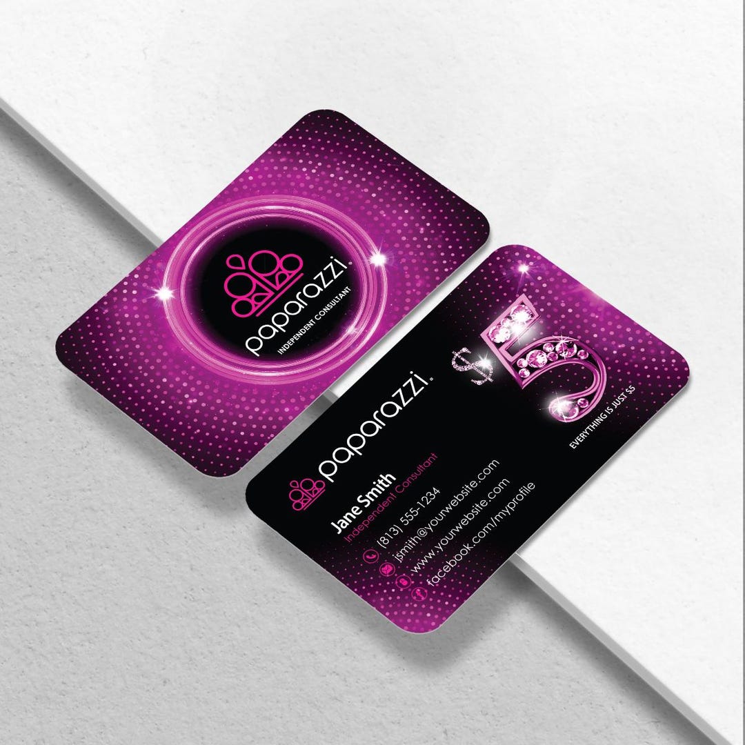 Independent Distributor Business Card – Custom Design, 16pt Stock - Etsy