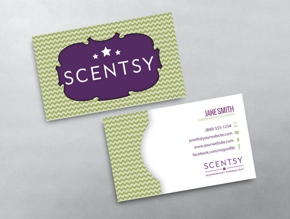 Scentsy Business Card Independent Consultant Business Card Design Free ...