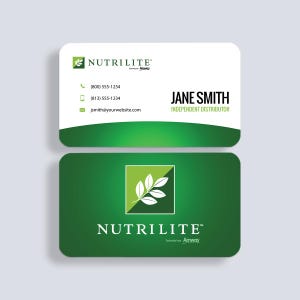 Custom Independent Distributor Business Card – 16pt, Multiple Corner ...