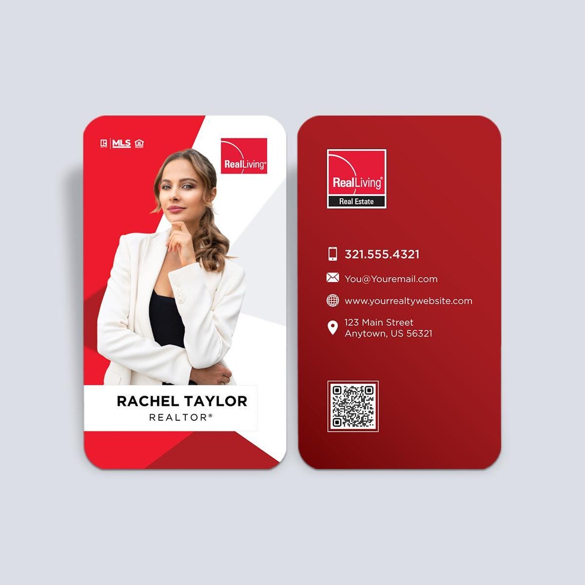 Real Living Business Cards – Personalized Real Estate Agent Cards ...
