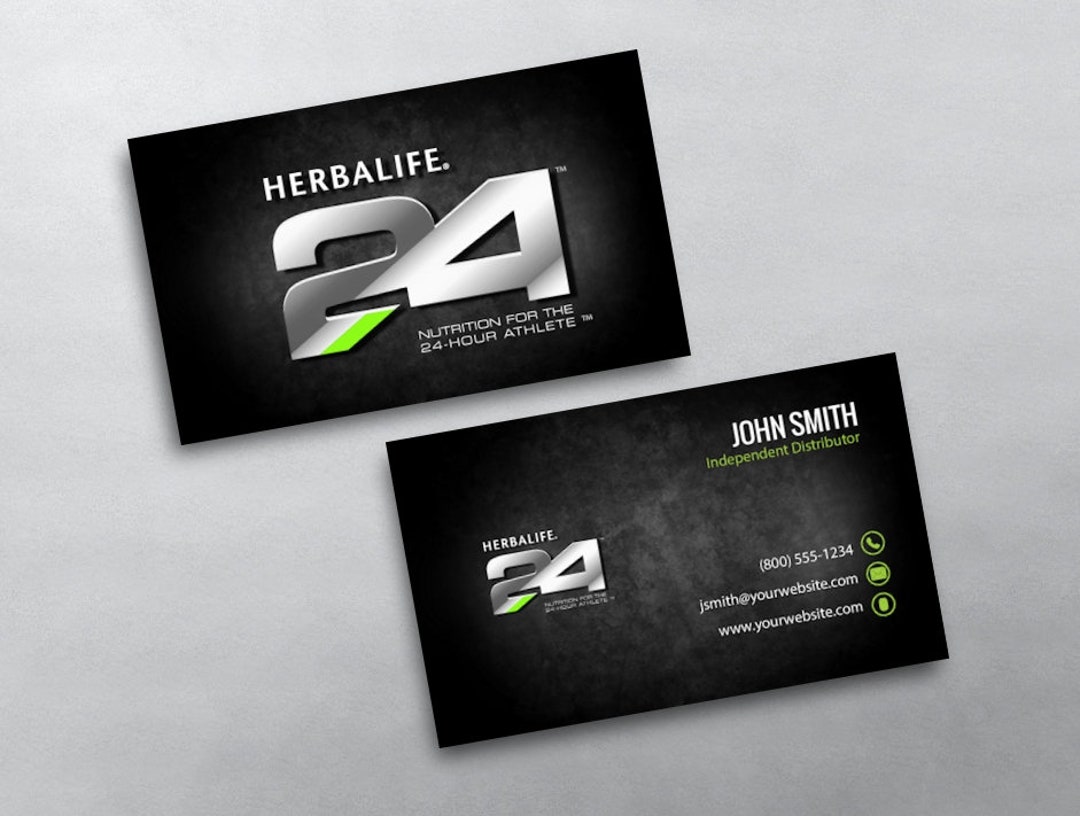 Herbalife Business Card Independent Distributor Business Card Design ...