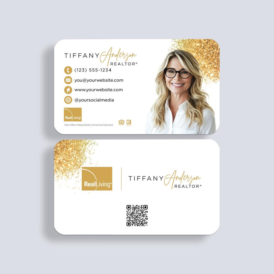 Real Living Business Cards – Personalized Real Estate Agent Cards ...