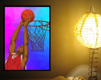 Nba Slam Poster - Etsy