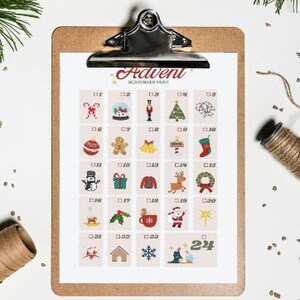 Advent Calendar Scavenger Hunt | Instant Download Kids Game for ...