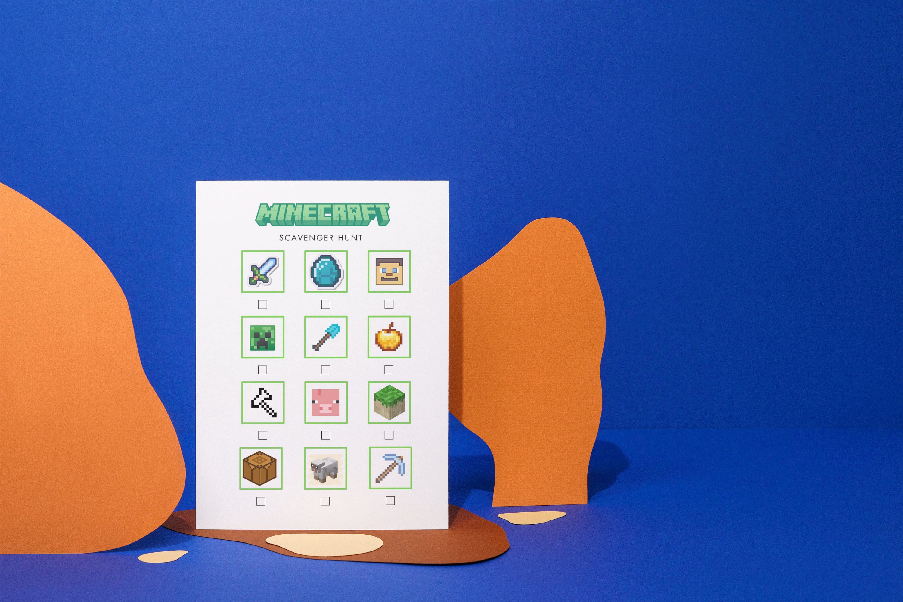 Minecraft Scavenger Hunt & Party Game | Instant Download Kids Game for ...