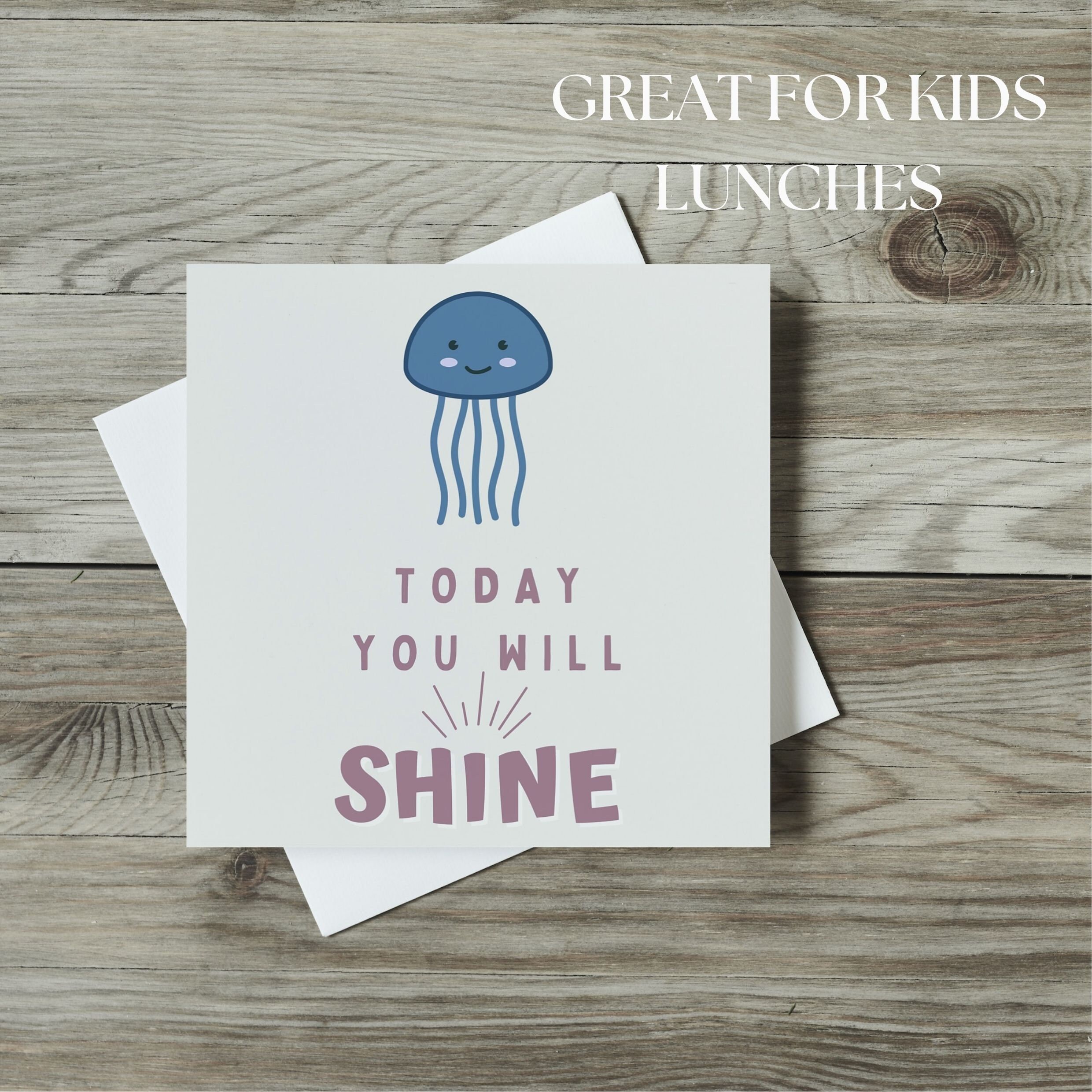 Printable Lunchbox Notes and Positive Cards for Inspiring Elementary ...