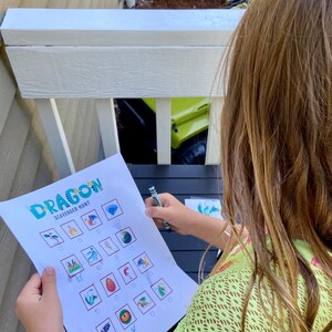 Dragon Scavenger Hunt | Printable Kids Party Game | Instant Download ...