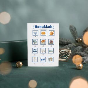 Hanukkah Scavenger Hunt | Printable Kids Holiday Party Game | Instant ...