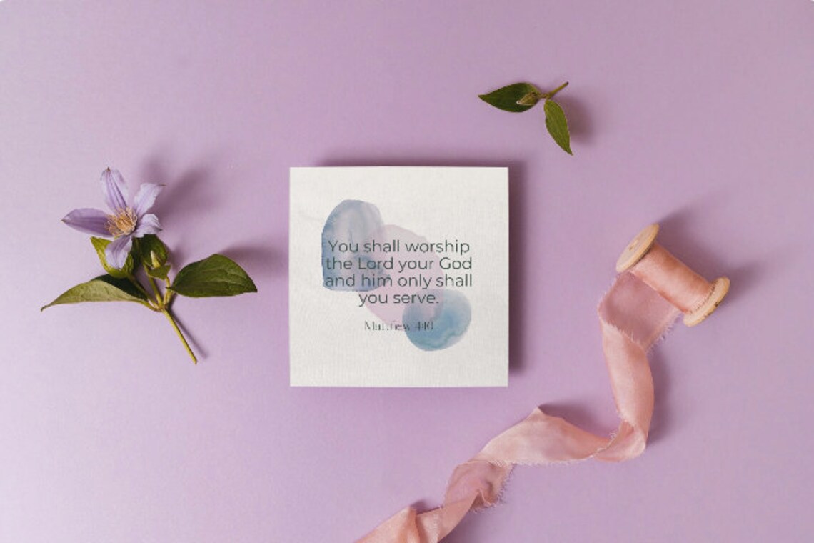 Watercolor Lent Scripture Cards, Easter Devotional (PDF Pattern) - Etsy