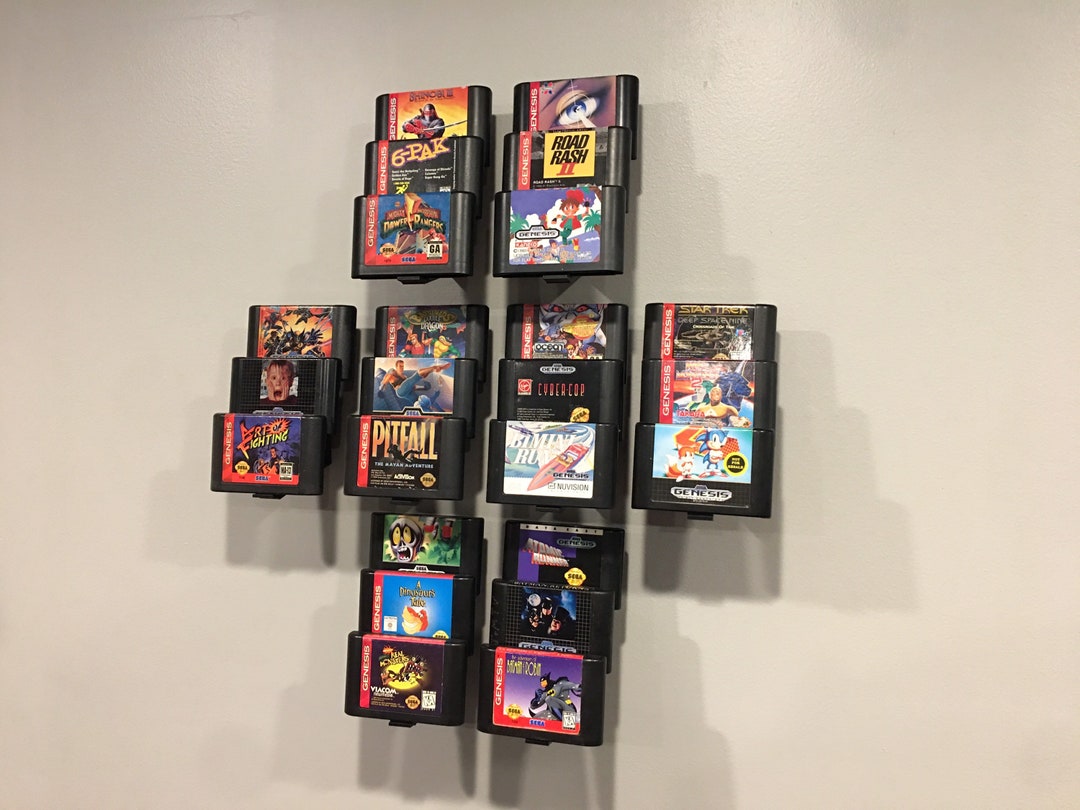 Retro Game Stands / Hanger / Display SEGA Genesis, SNES, NES Etc - Etsy