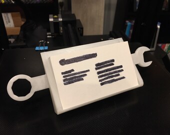 Wrench Desk Card Holder - Etsy