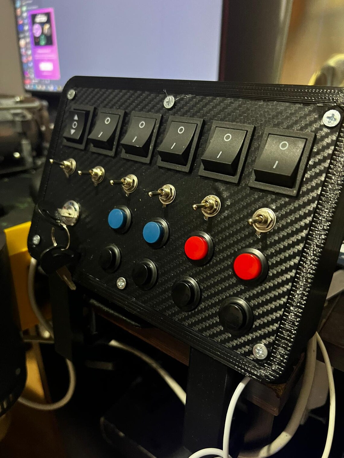 24 Function Button Box | 3D Printed Sim Racing Controller - Etsy