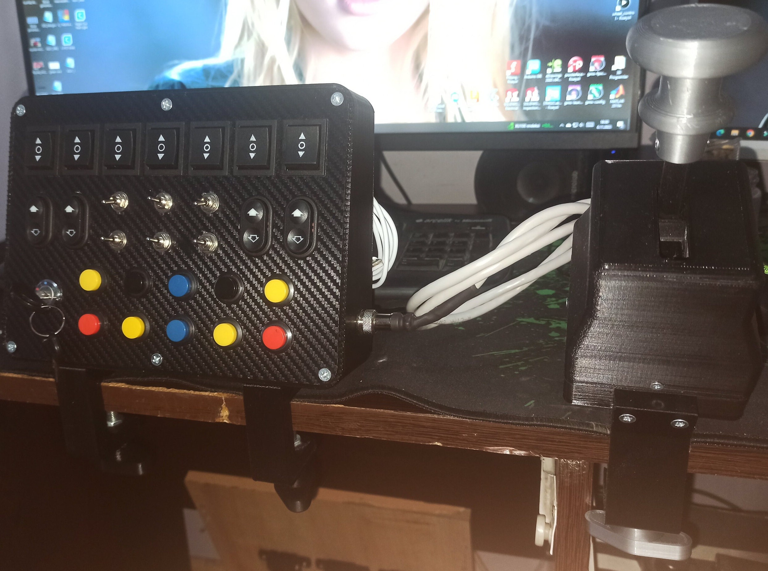 44-switch Button Box for Sim Racing - Ultimate 3D Printed Game ...