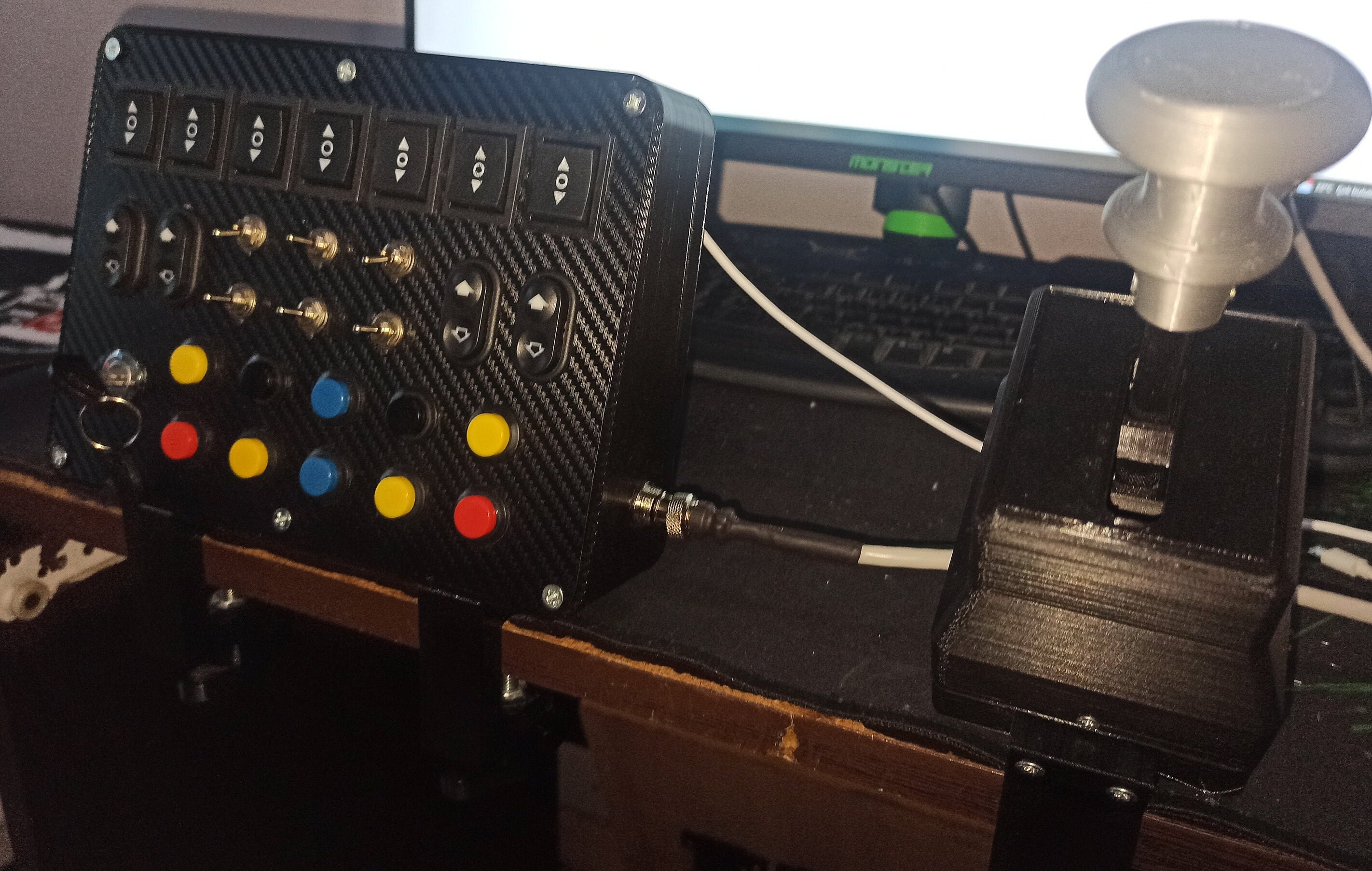 44-switch Button Box for Sim Racing - Ultimate 3D Printed Game ...