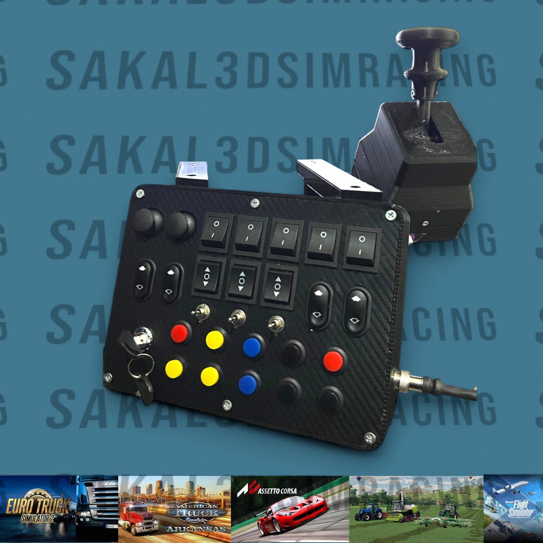 37-function JUST Button Box!! - | USB Plug-and-play | Control for ...