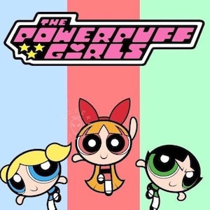 bubbles pink background powerpuff