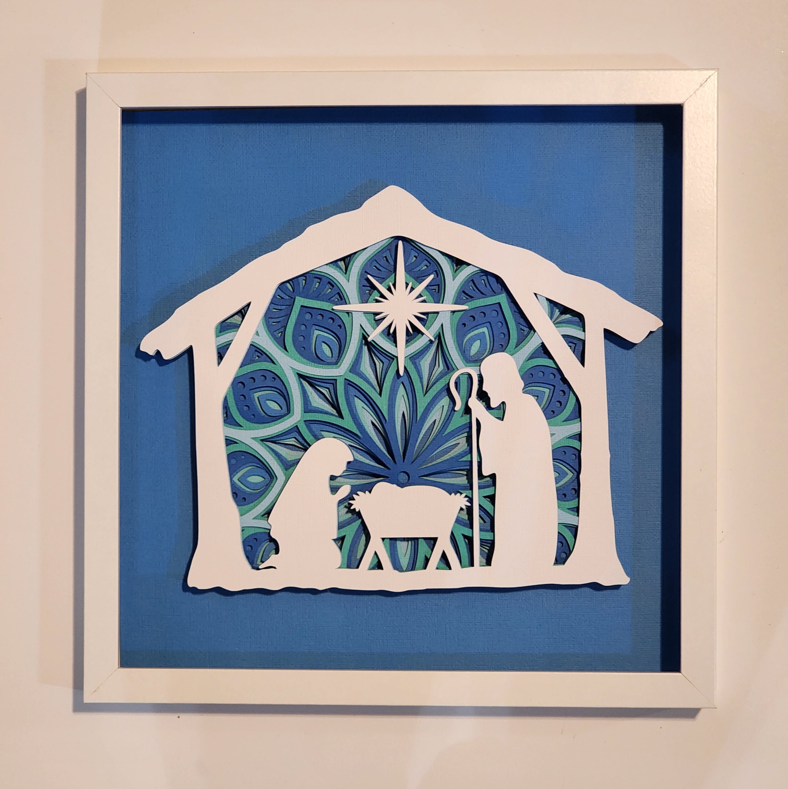 3D Layered Art, 3D Christmas Art, Christmas Art, Christmas Decor ...