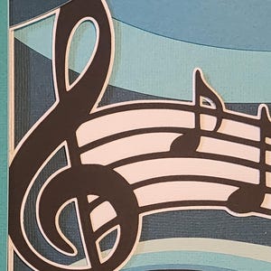 3D Layered Art, Music Decor, Music Gift, Music Decor Piano Art - Etsy