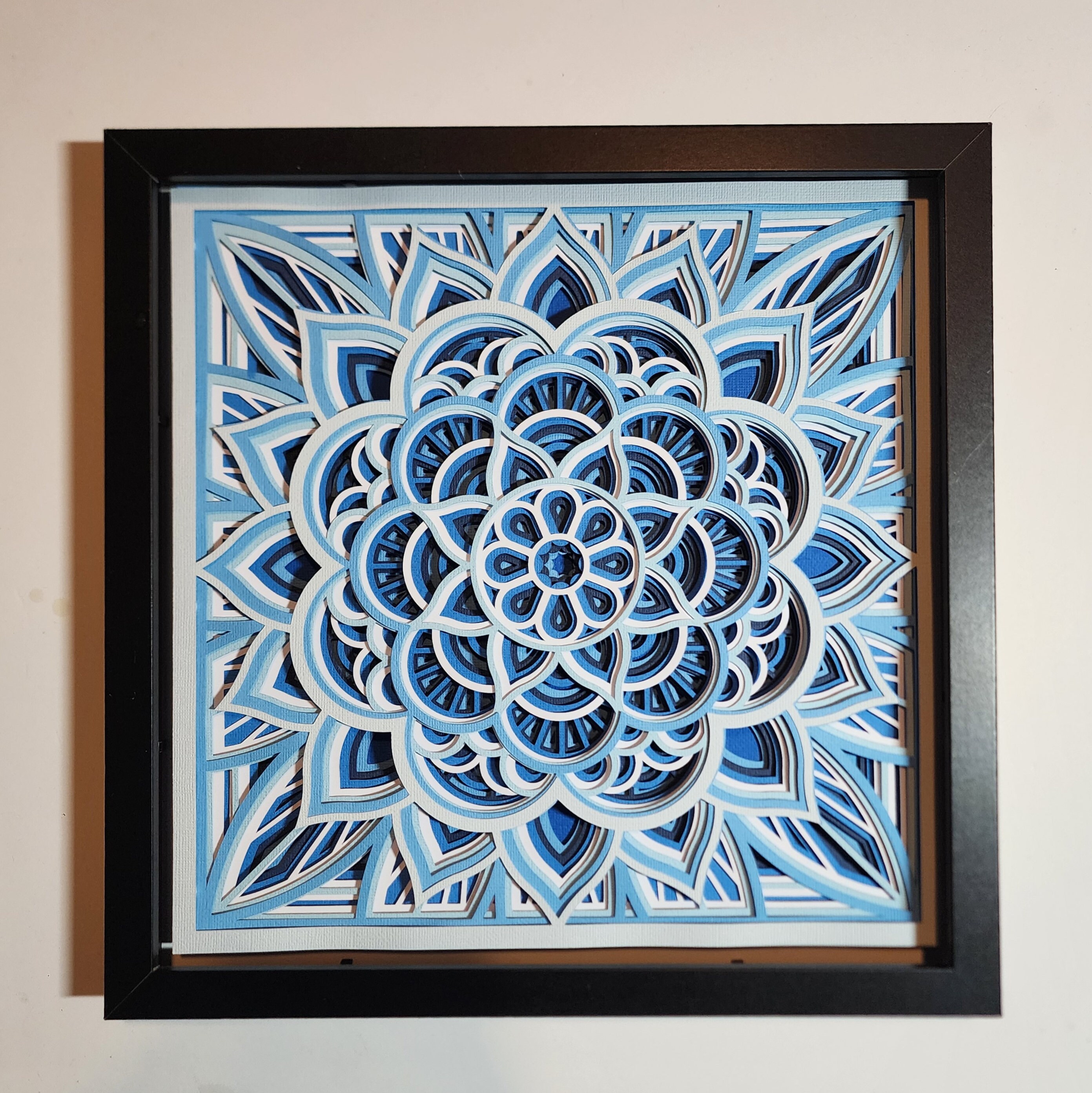 Framed 3D Mandala Art, Mandala, Mandala Art, Mandala Decor - Etsy