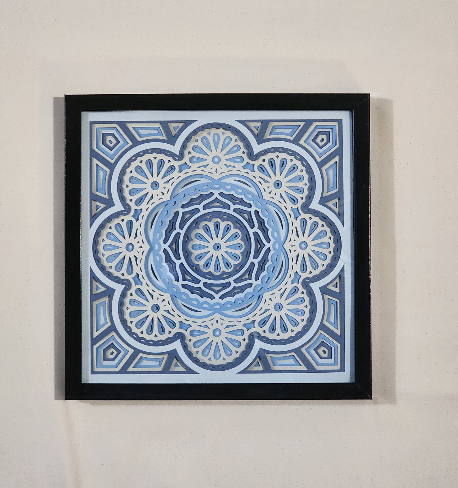 Framed 3D Mandala Art Mandala Mandala Art Mandala Decor - Etsy
