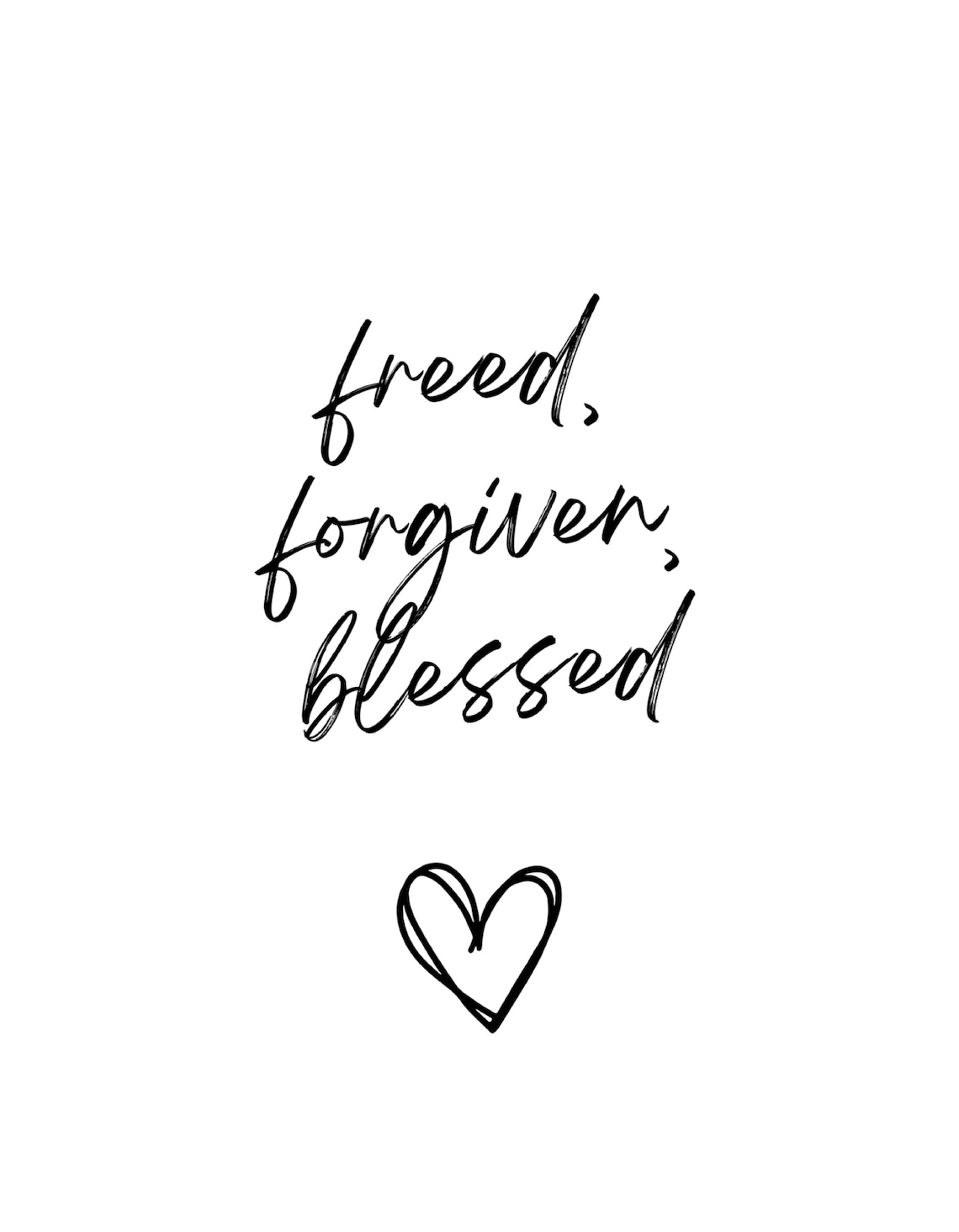 Freed, Forgiven, Blessed - Etsy