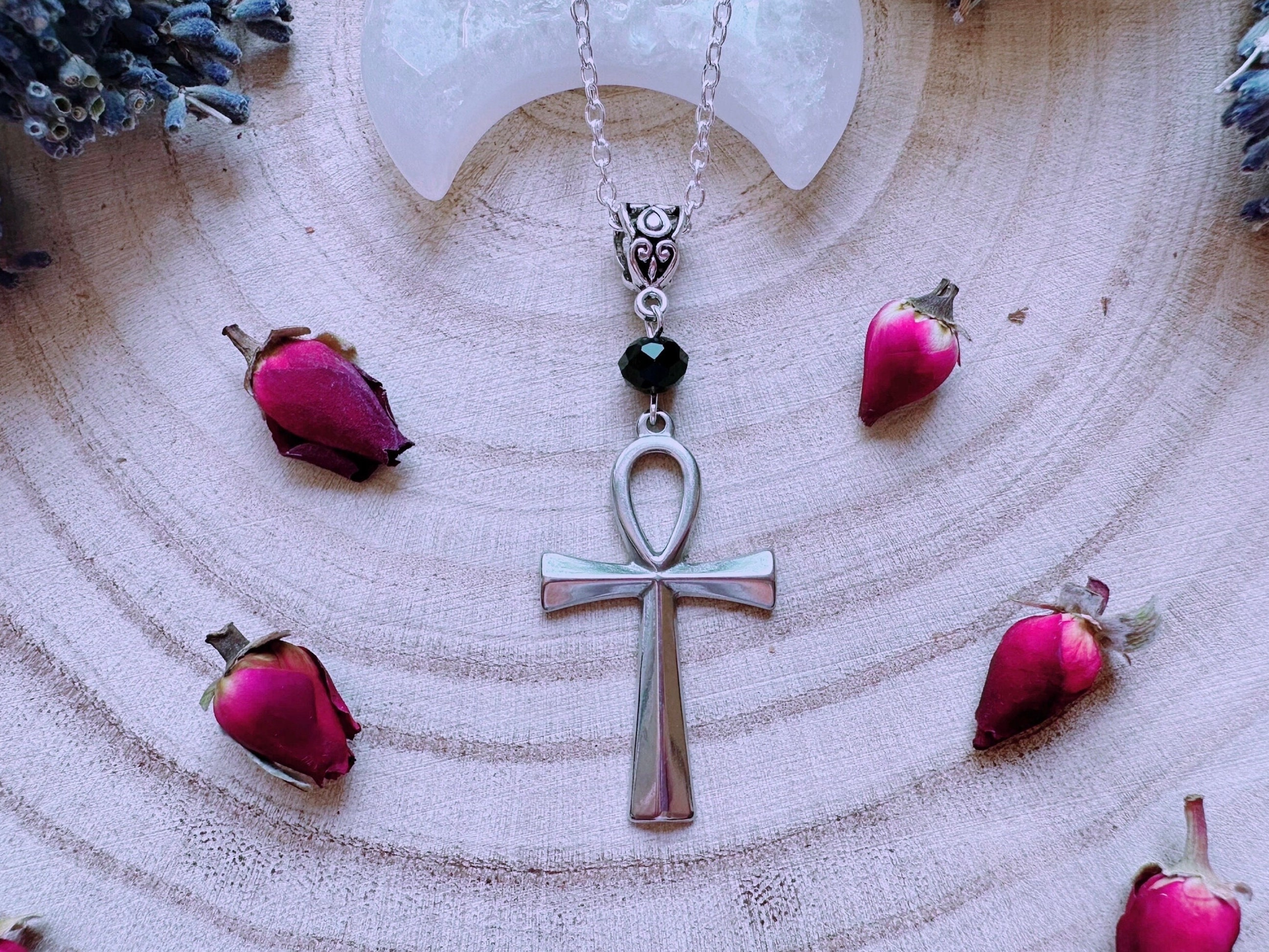 Gothic Stainless Steel Ankh Necklace Gothic Necklace Gothic - Etsy