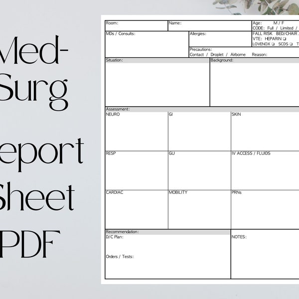 Report Sheet for New Grad - Etsy