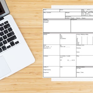 Ortho Nurse Report Sheet • SBAR Handoff Template (PDF) - Etsy