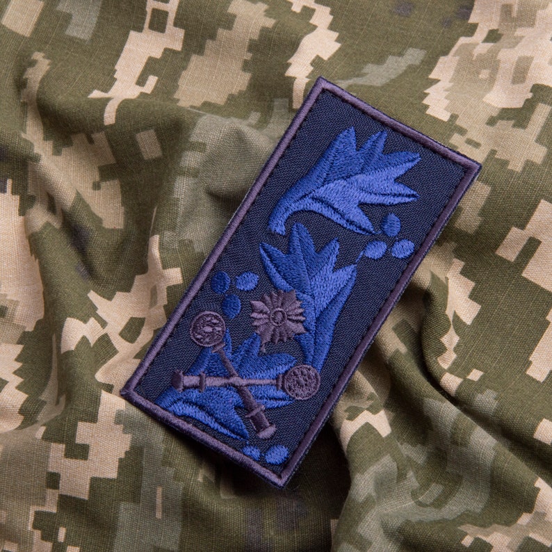 Velcro Patch of Ukrainian Armed Forces Brigadier General Rank Epaulette ...