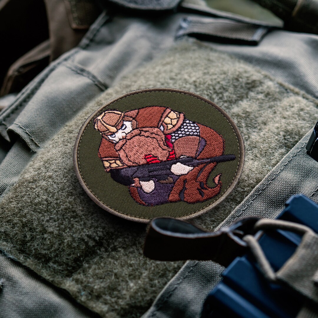 Velcro Patch bearded Warrior Chevron A Vibrant Accessory for Your ...