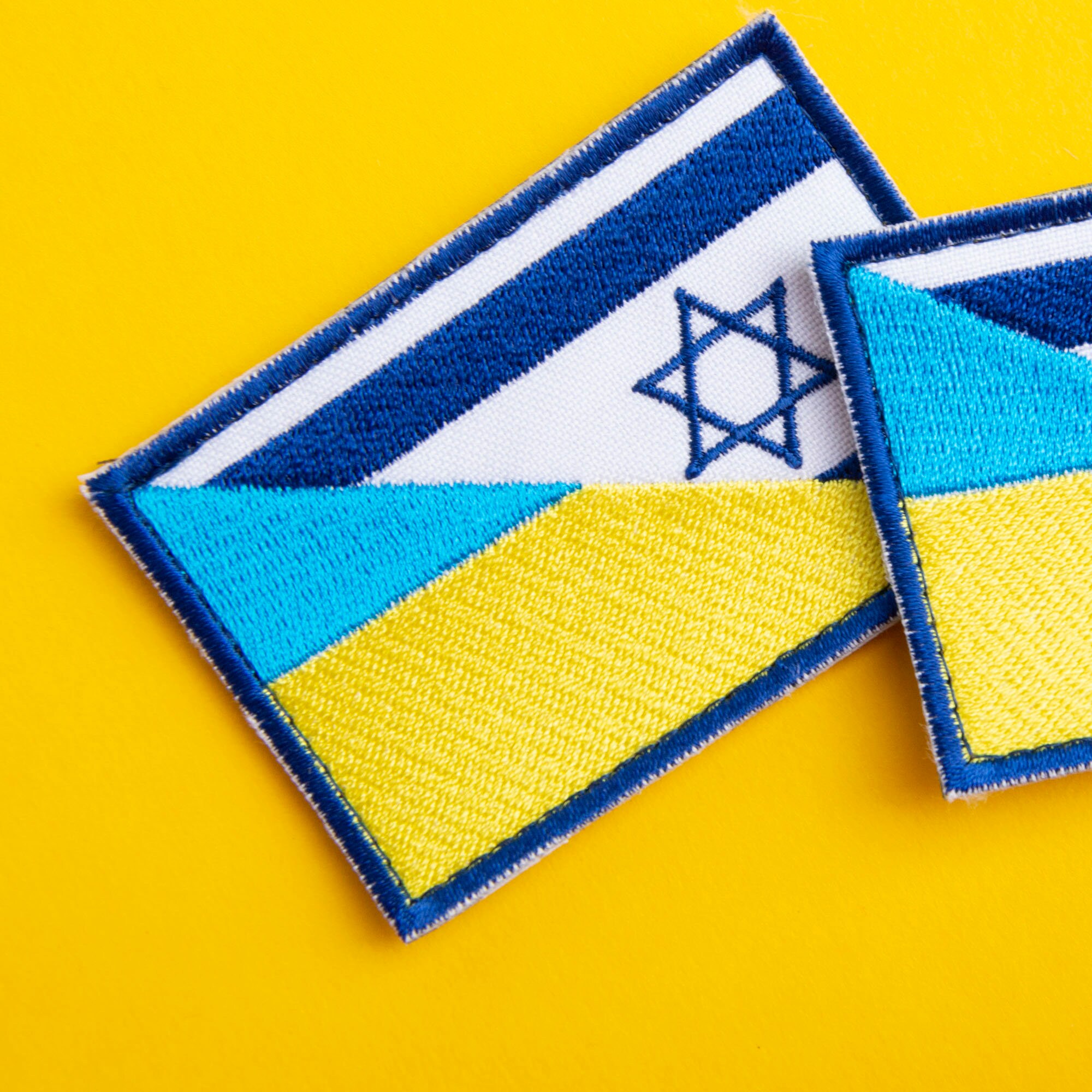 Set of 2 Velcro Patches: Flags of Ukraine and Israel USA - Etsy