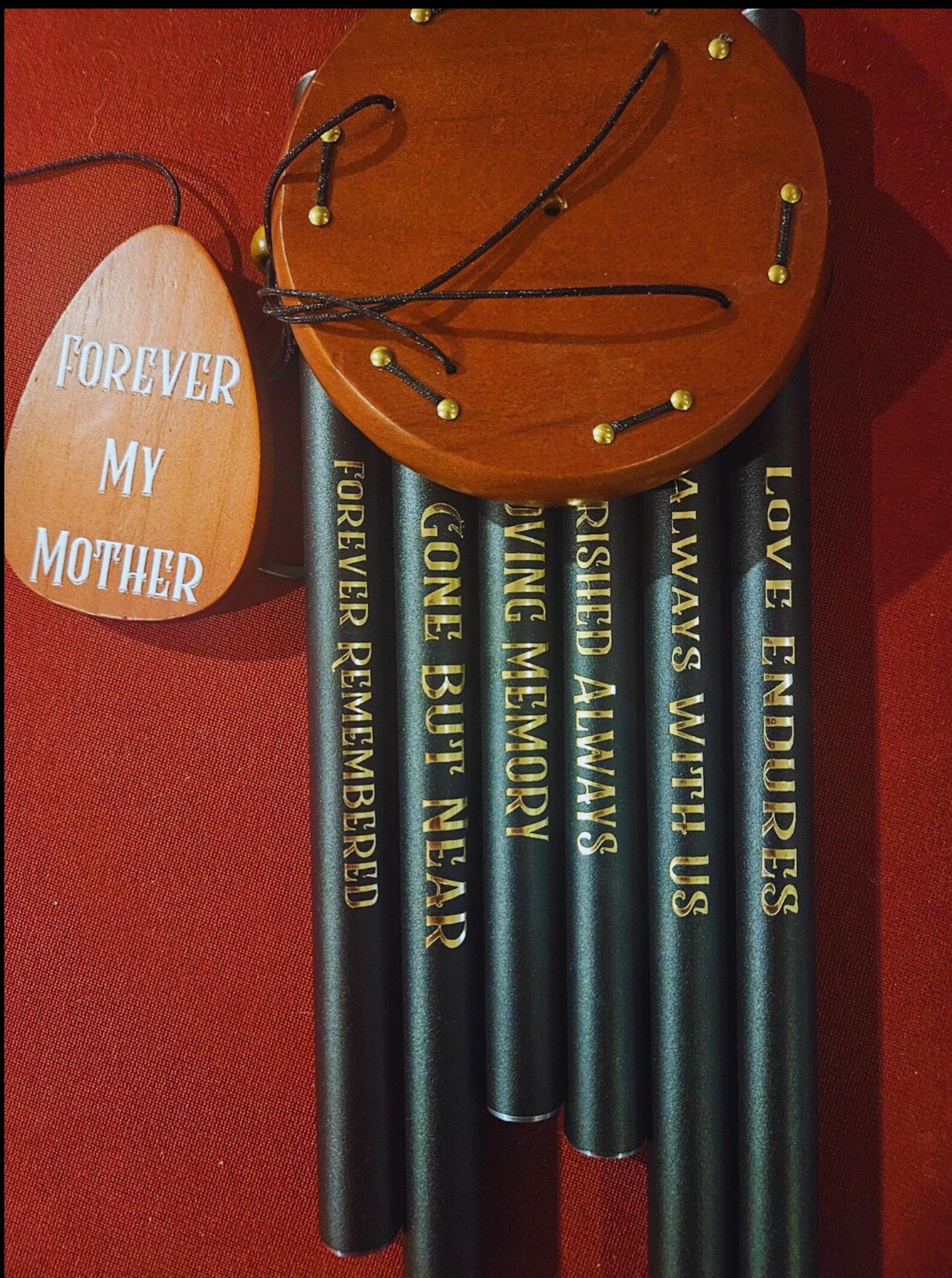 Personalized Engrave Outdoor Wind Chime Family Mother's Day Gift Unique ...