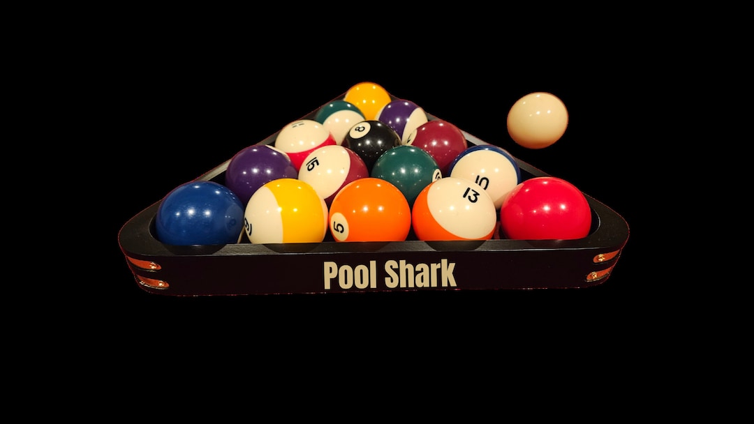 Pool Shark| Pool Triangle | Billiards Triangle | Gift for Him | Her ...