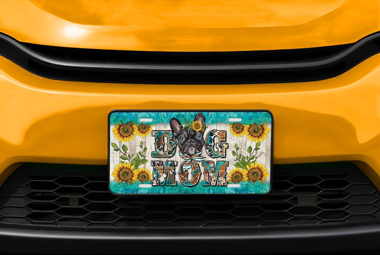 Dog Mom - Vanity License Plate - Etsy