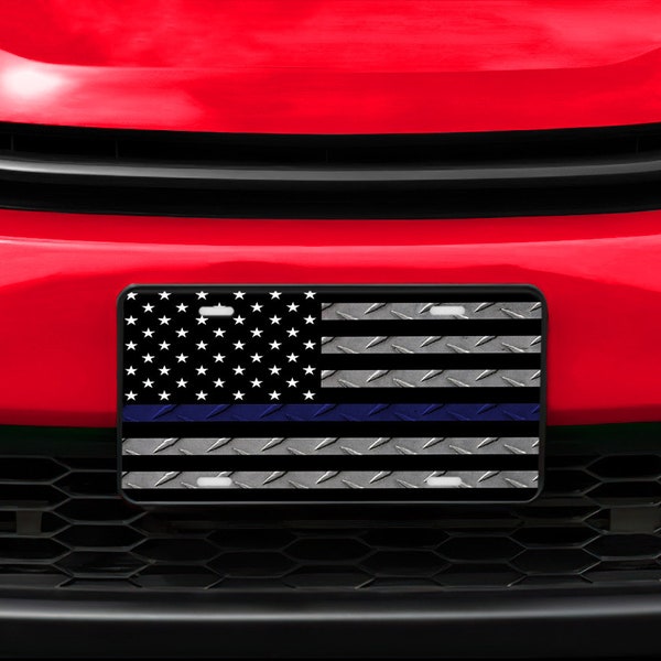 Police Vanity Plate - Etsy
