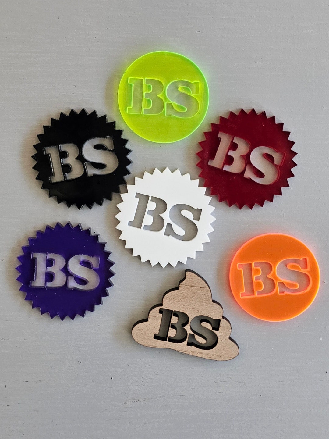 Battle Shock Tokens X 5, Set of 10 and 20 Tokens, BS Tokens, Bull Sht ...