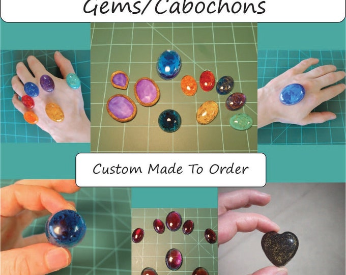 CUSTOM! UV Resin Cosplay Gems - Etsy