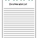 Letter to Santa With Christmas List Sheet Included. A4 Instant Download ...