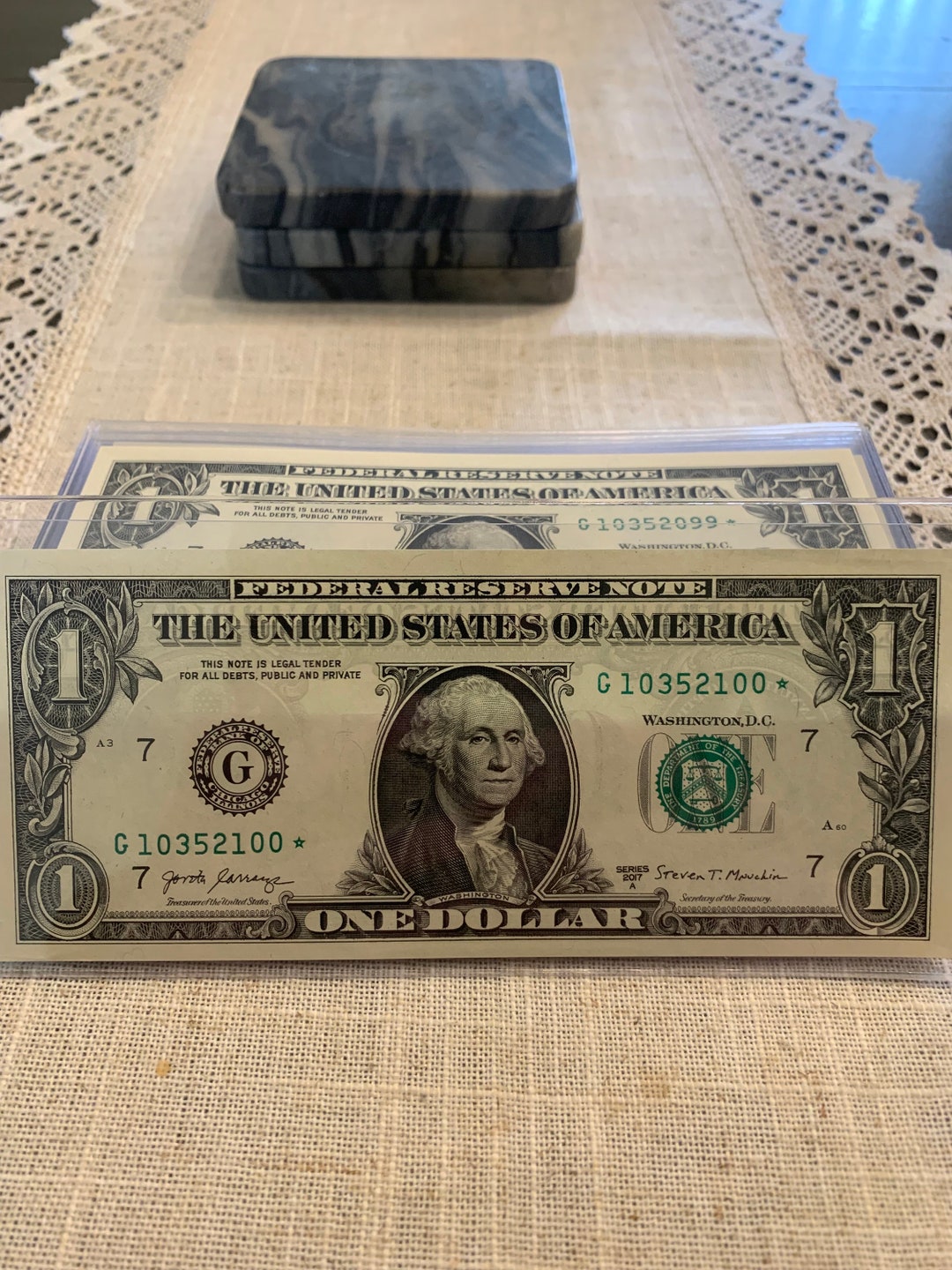 Consecutive 1 Dollar Star Notes, Series 2017 A - Etsy