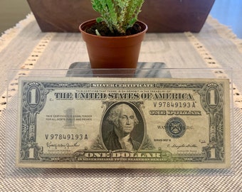 Very Rare 1957 B Dollar Bill Blue Seal - Etsy