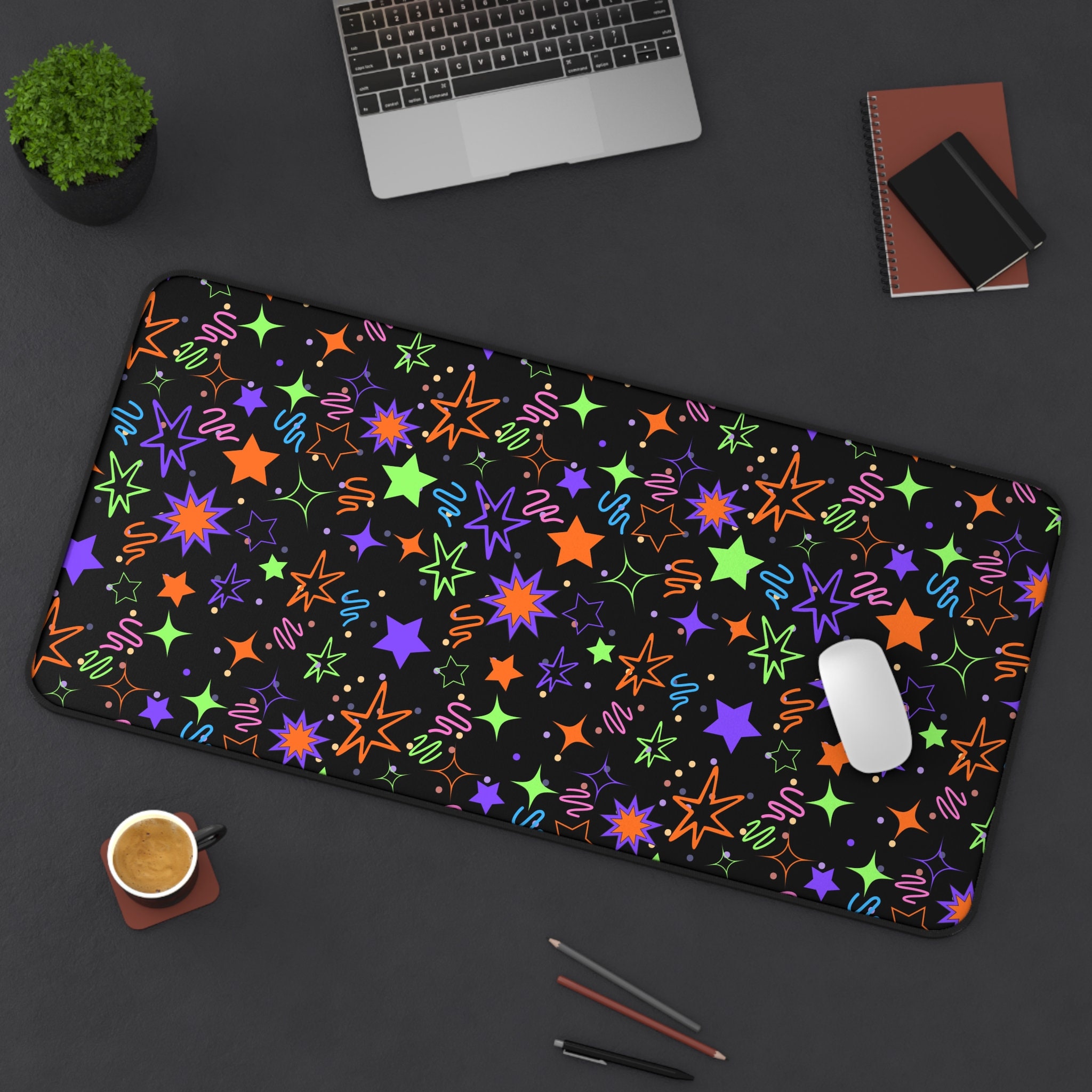 Retro 80s Arcade Desk Mat Mouse Pad for Computer Laptop - 3 Sizes - Etsy