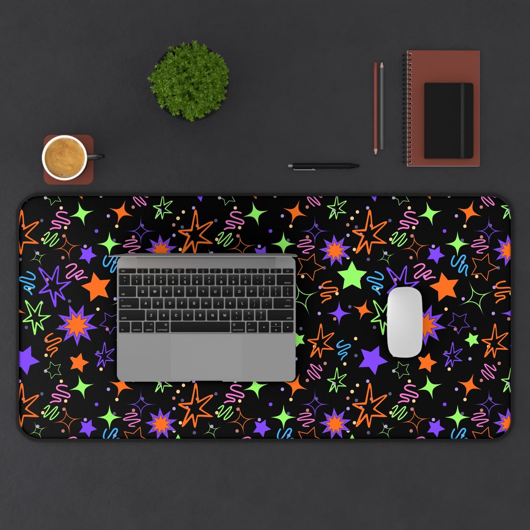 Retro 80s Arcade Desk Mat Mouse Pad for Computer Laptop - 3 Sizes - Etsy