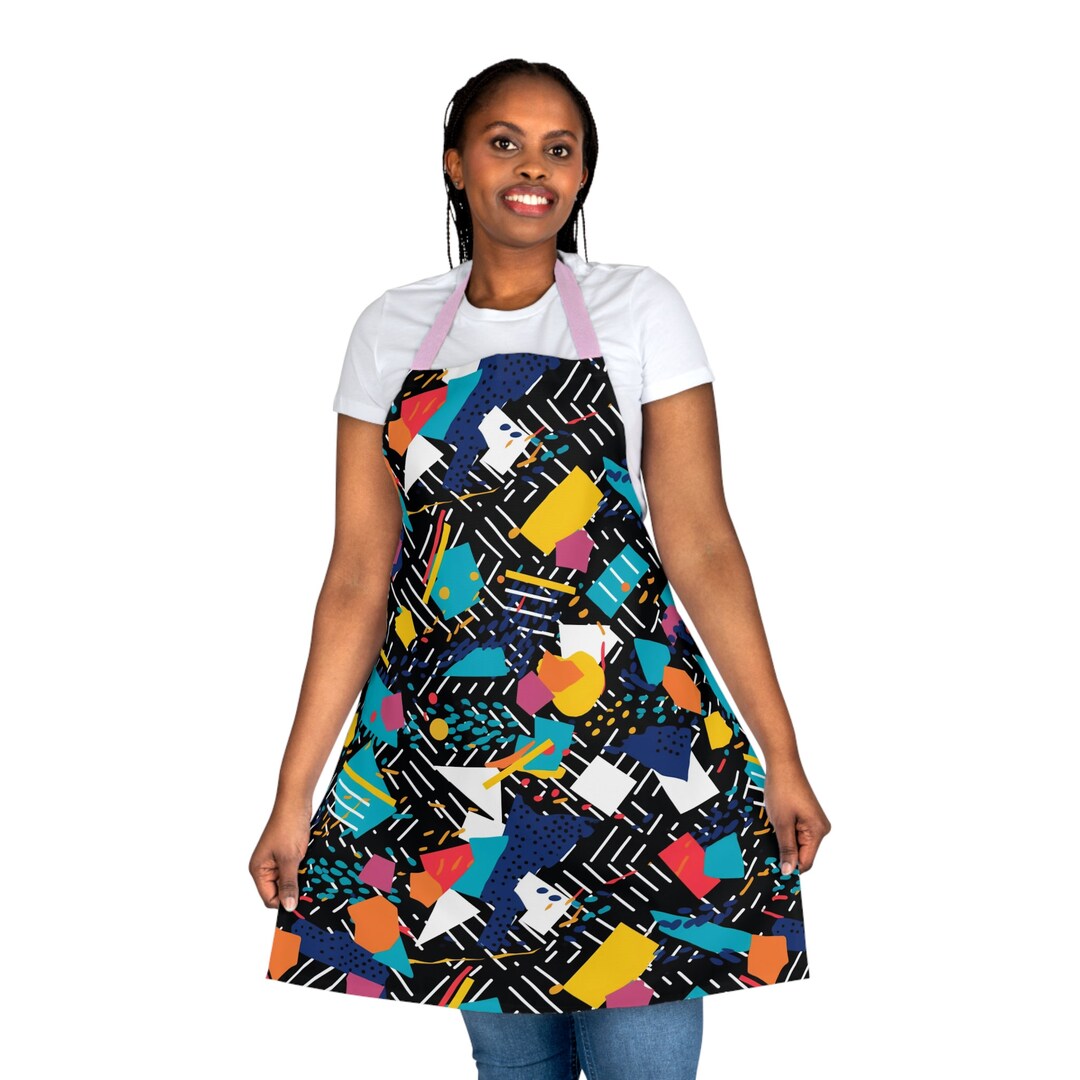 80s Retro Apron - Gardener Chef Grill Master - Multiple Strap Colors ...