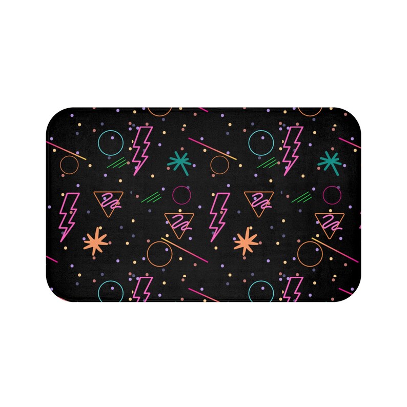 Retro 80s Arcade Bath Mat 2 Sizes - Etsy