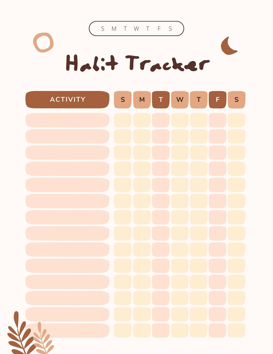 Unique BOHO Planning Bundle, Habit Tracker, Mood Tracker, Weight ...