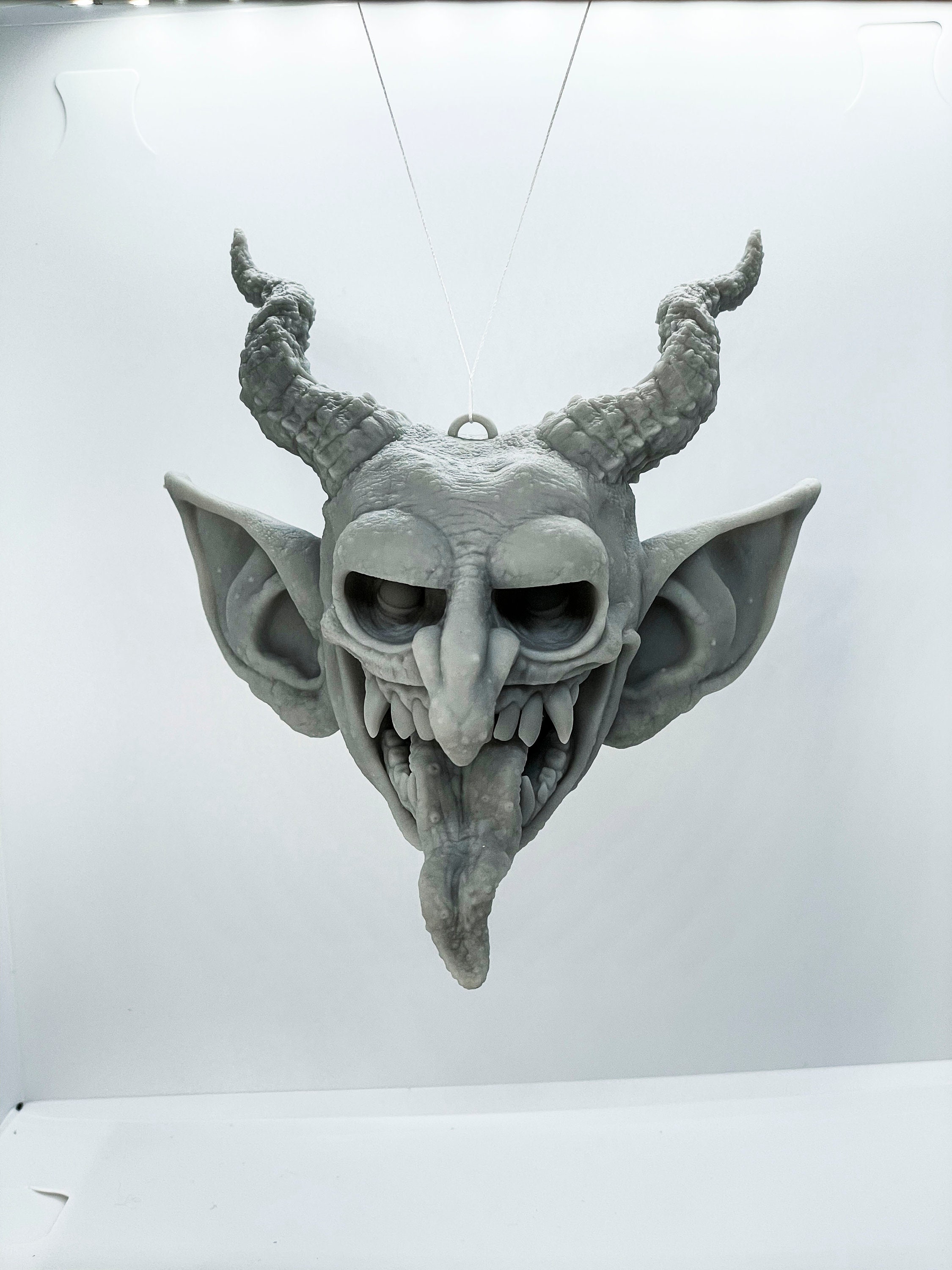 3D Printable Krampus Holiday Christmas Ornament - Etsy