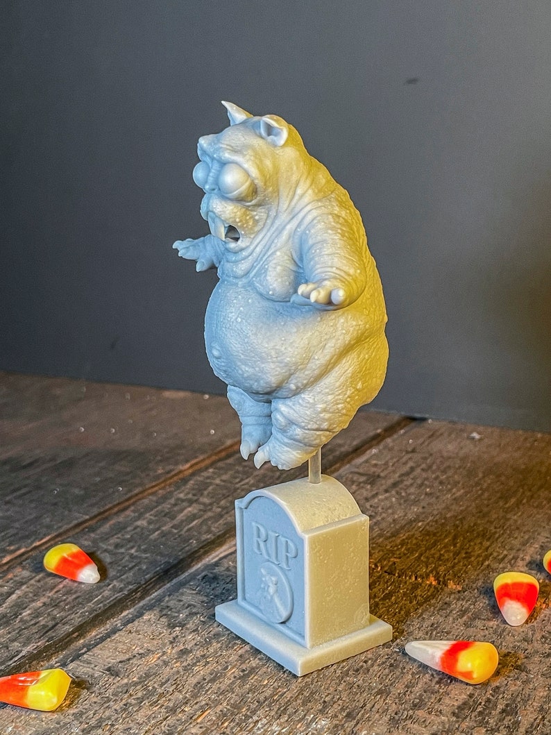 3D Printed Spooky Cute Ghost Zombie Hamster - Etsy