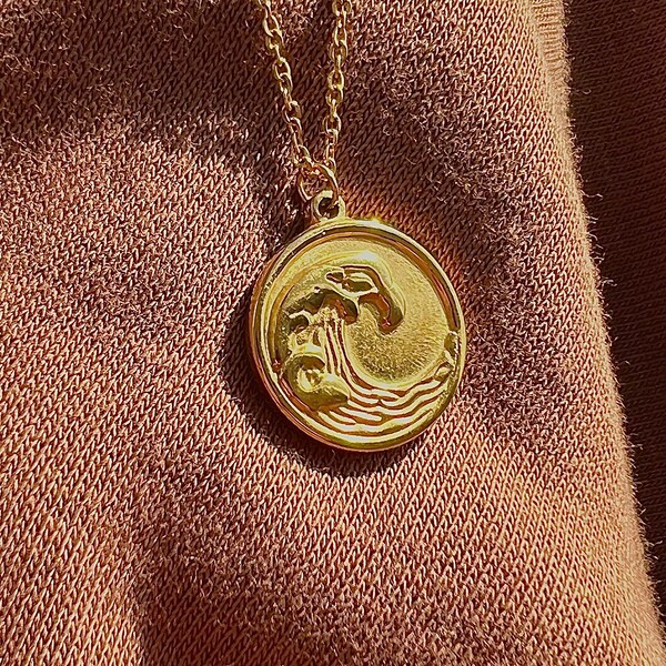 Wave Pendant - Etsy