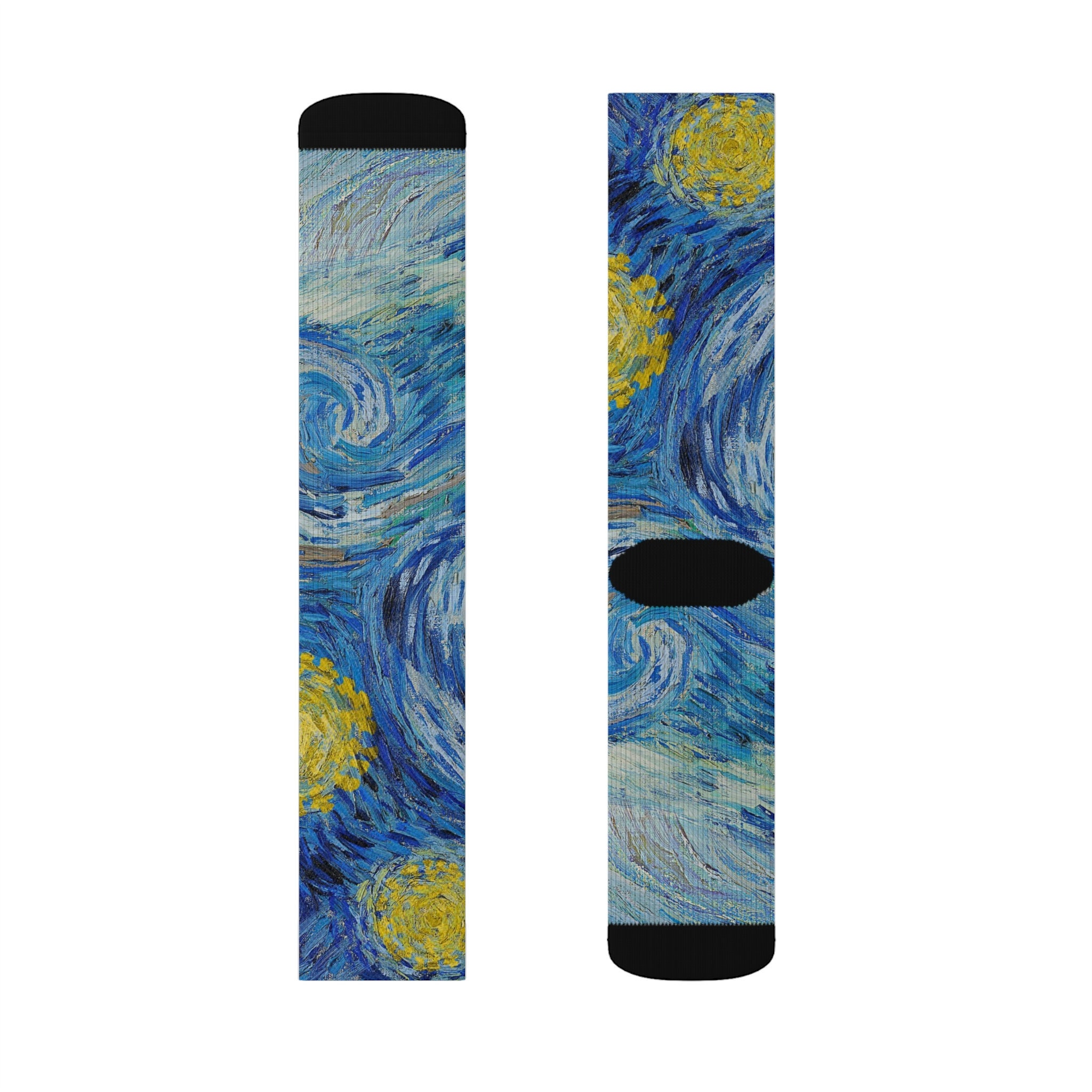 Starry Night Crew Socks - Etsy